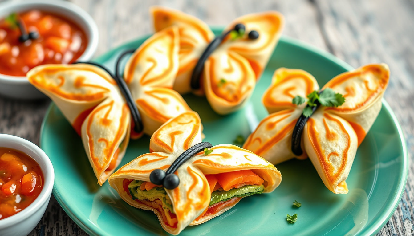 Buzzy Butterfly Quesadilla Rolls – Bug Zoo Inc