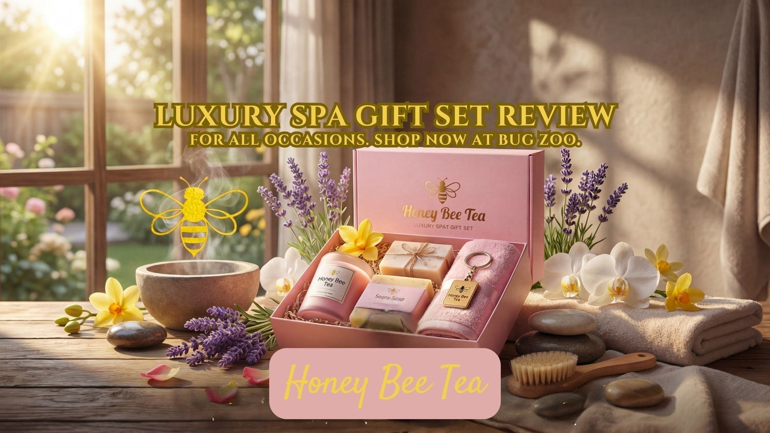 A Honeybee Hug in a Box: Honey Bee Tea Luxury Spa Gift Set Review