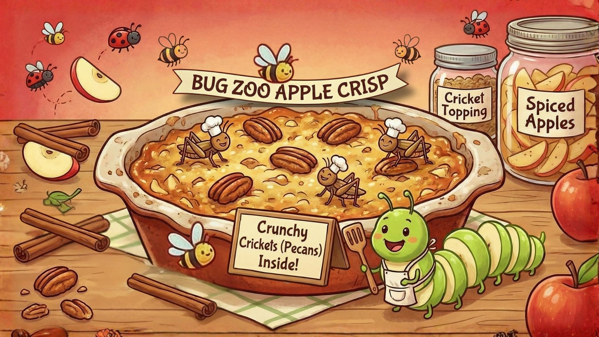 Crunchy Cricket Apple Crisp!