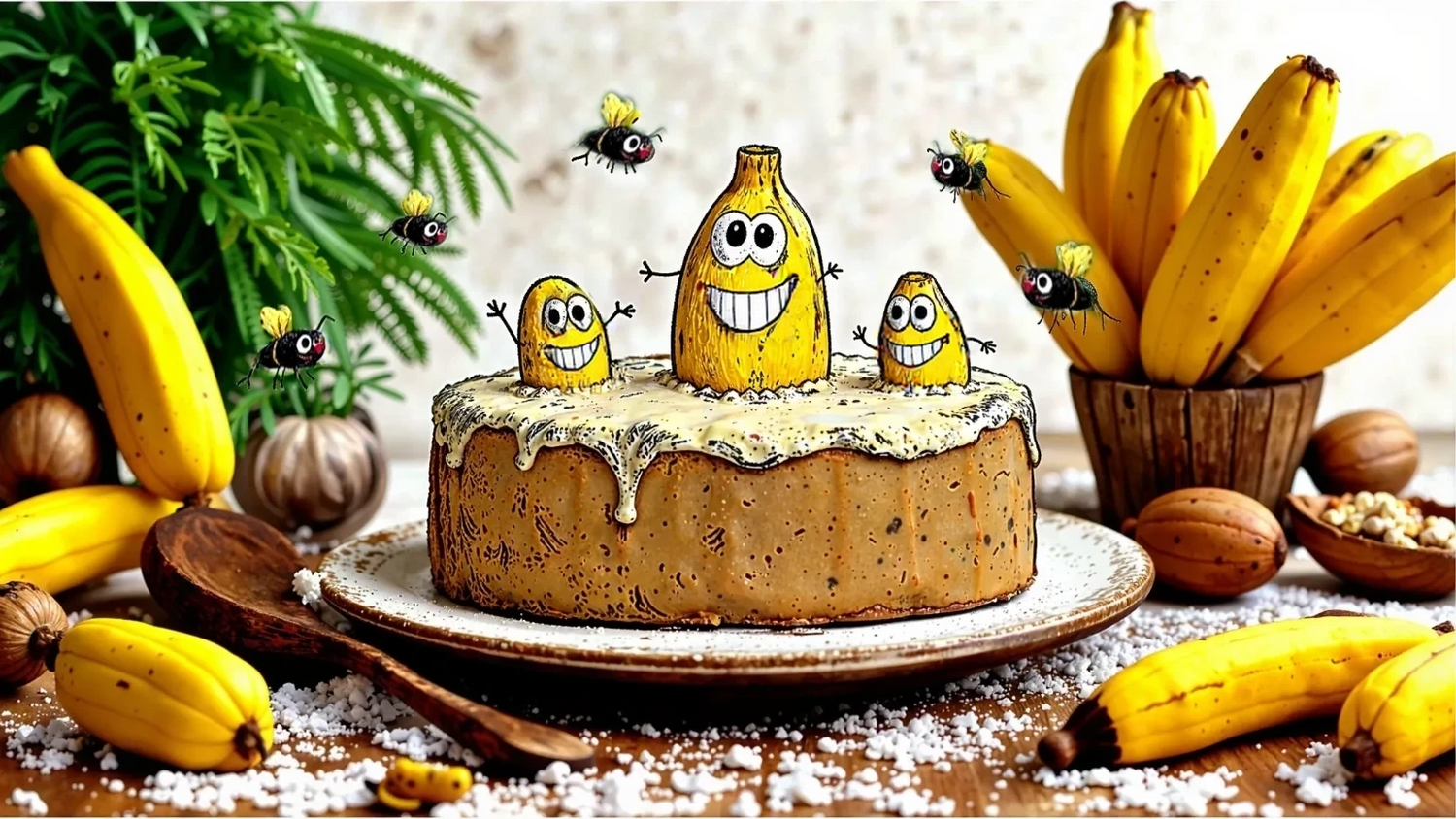 Banana Cake Inspired by Fruit Flies – Sweet, Silly & Kid-Approved – Bug ...