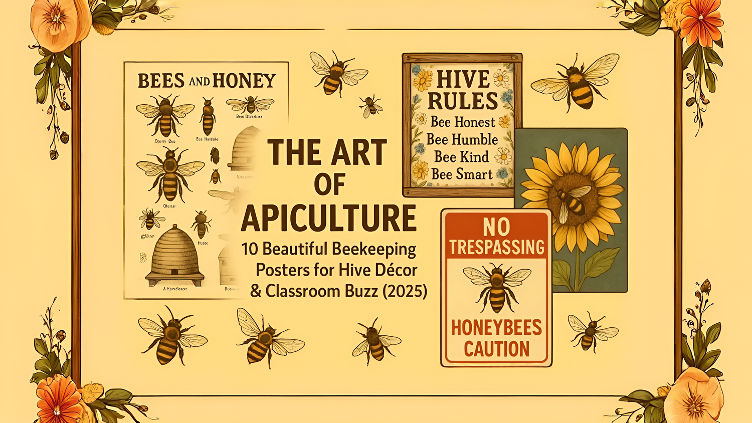 The Art of Apiculture: 10 Beautiful Beekeeping Posters 🐝
