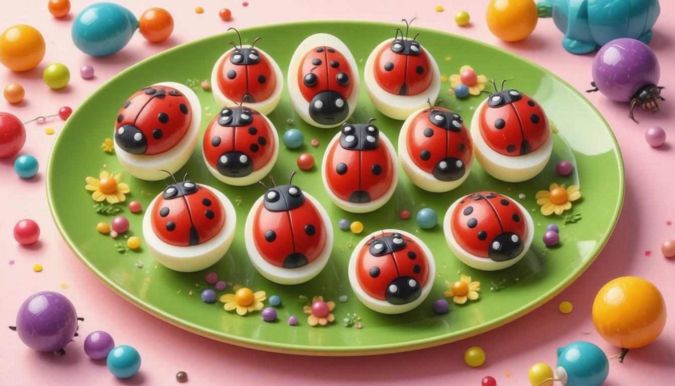 Whimsical Ladybug Deviled Eggs: A Fun and Festive Recipe for Your Next ...